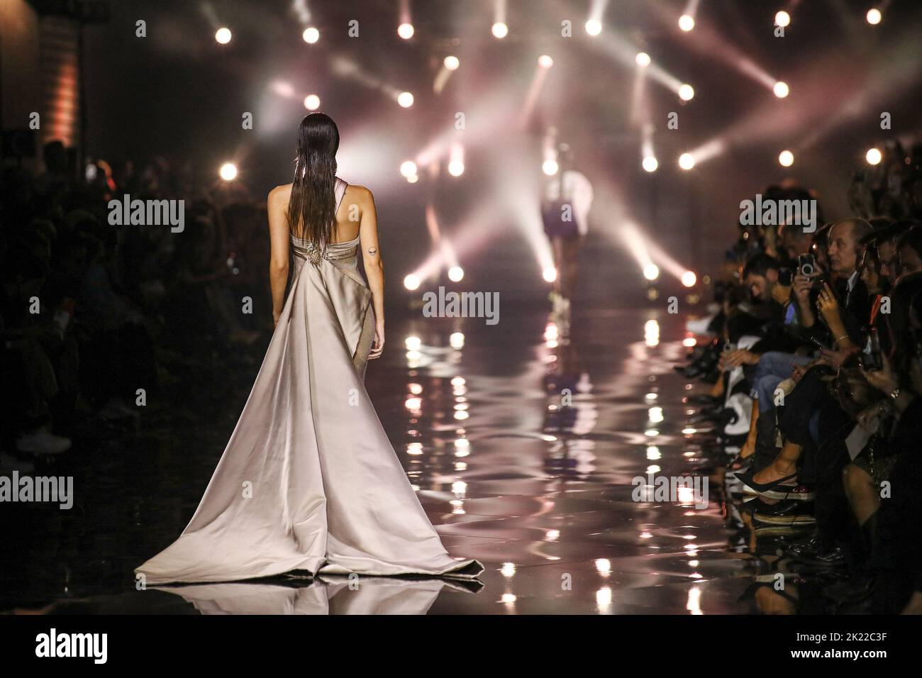 Milan, Italy on September 21, 2022. Vittoria Ceretti walks the catwalk ...