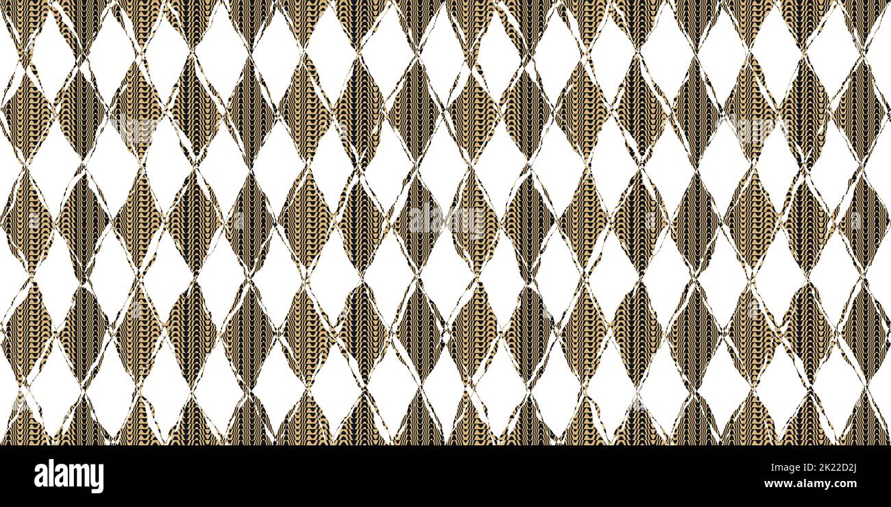 Seamless kintsugi patchwork diamond harlequin geometric egyptian tribal ...