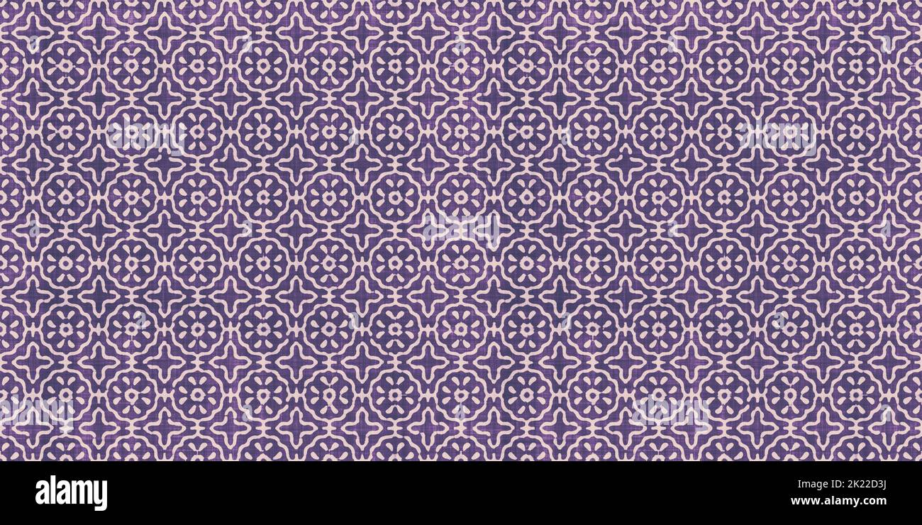 Seamless vintage violet intricate retro art deco batik pattern on ...