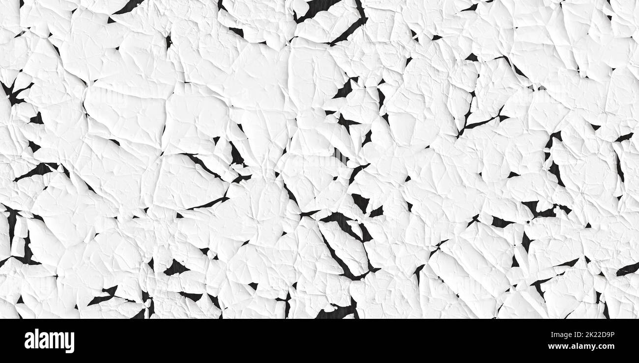 Seamless cracked peeling paint background texture. Tileable greyscale ...