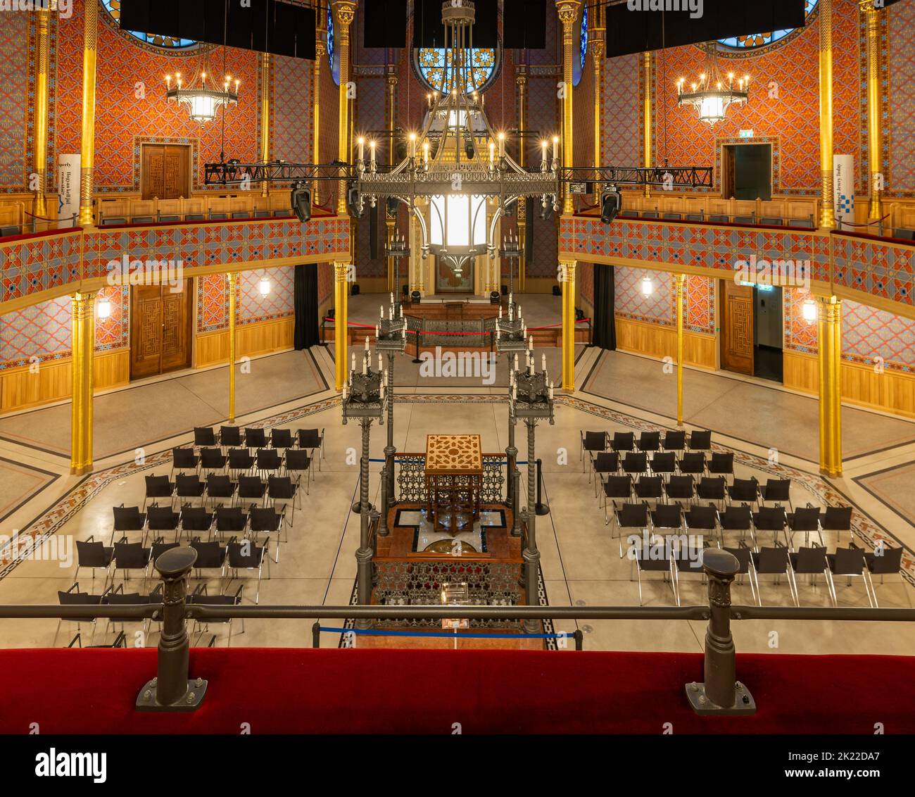 Interior of Rumbach sebestyen Street Synagogue. Near by the famous ...