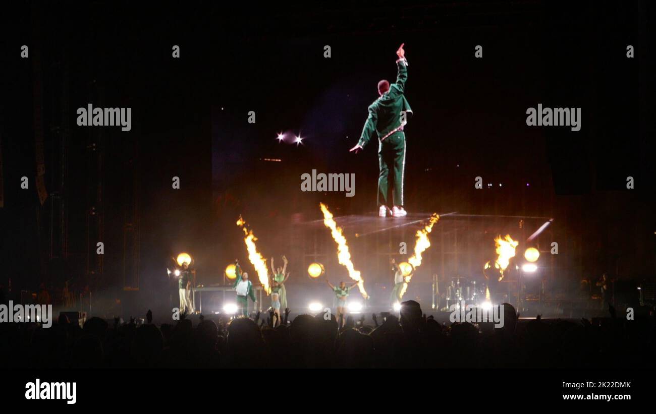 Los Angeles, California, USA 15th September 2022 Macklemore performs on ...