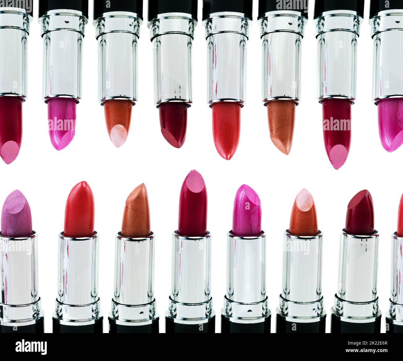 Sultry shades for your smile. Studio shot of colorful lipstick Stock ...