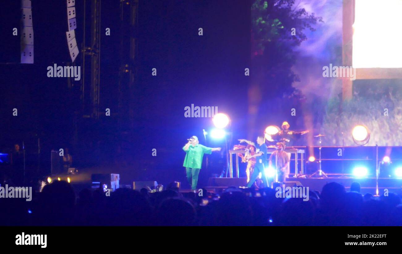 Los Angeles, California, USA 15th September 2022 Macklemore performs ...