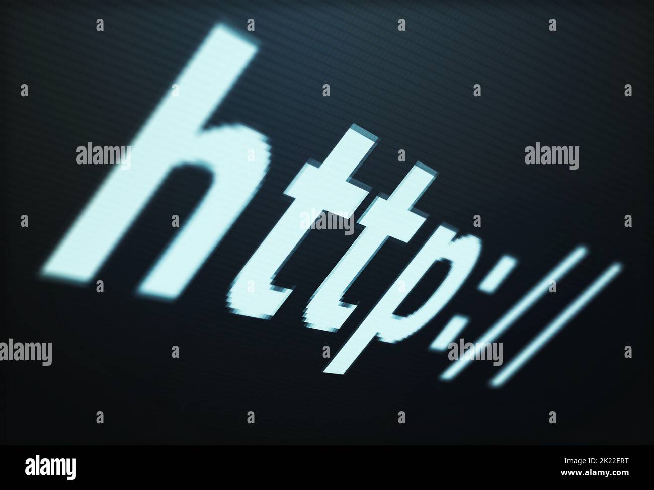 Explore the World Wide Web. Closeup of a search bar on a computer ...