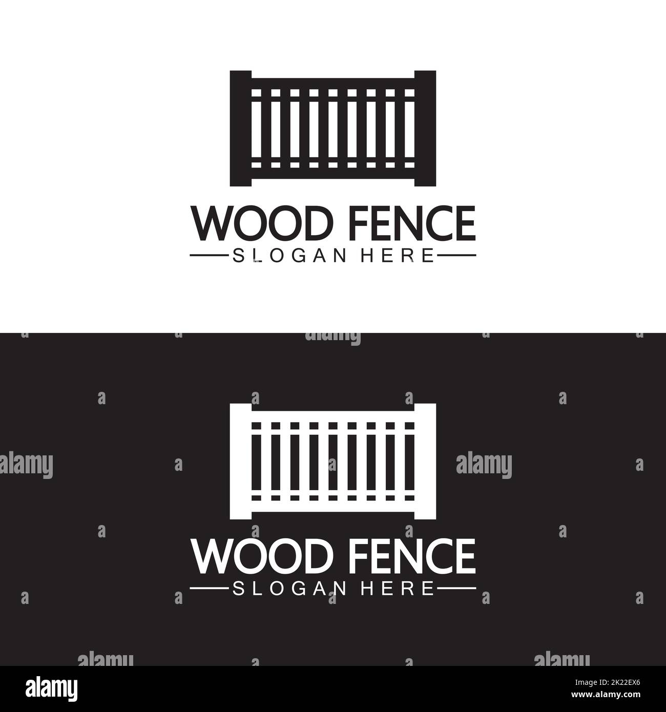 Fence icon vector logo template Stock Vector Image & Art - Alamy
