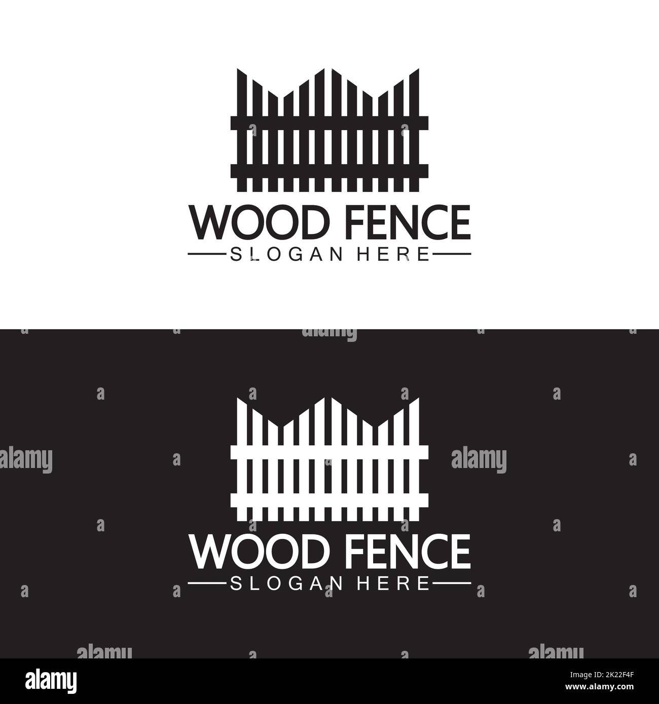Fence icon vector logo template Stock Vector Image & Art - Alamy