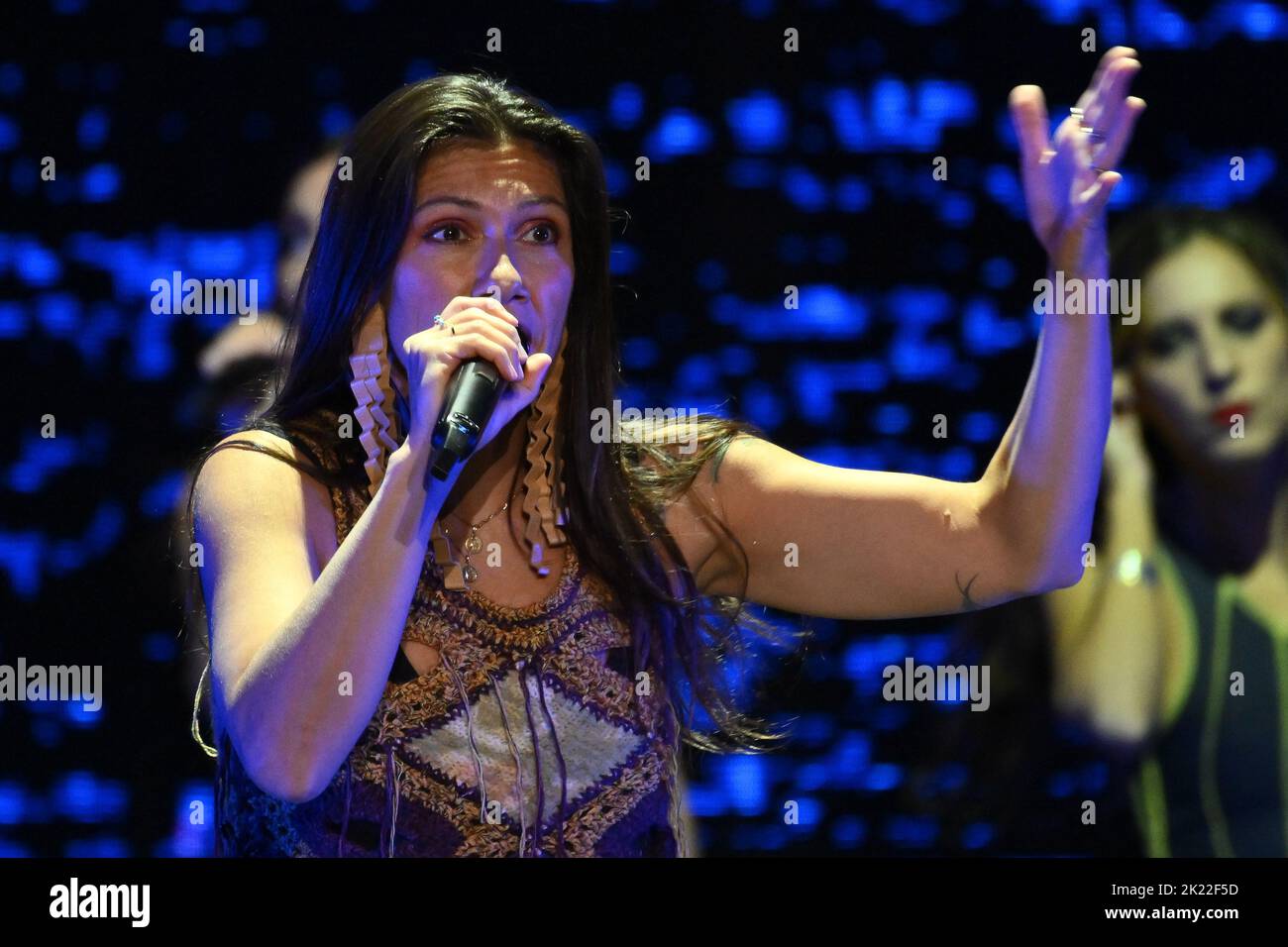 Elisa during the Back To the Future Live Tour, on 21th September 2022 ...