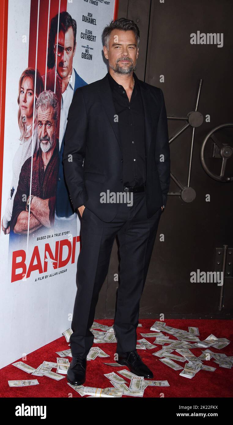 Los Angeles, California, September 21, 2022, Josh Duhamel arriving to ...