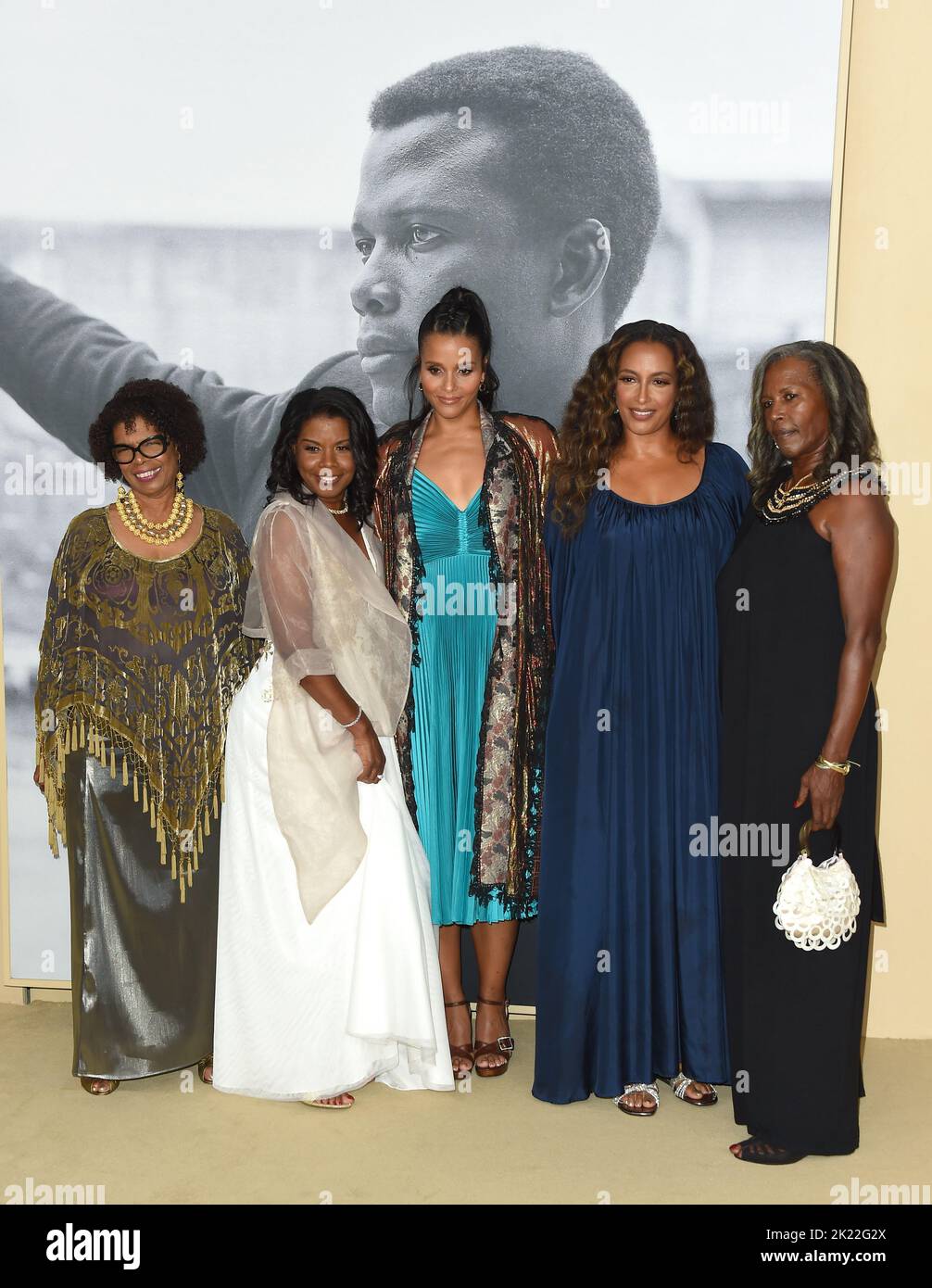 Los Angeles, Ca. September 21, 2022, Sherri Poitier, Beverly Poitier ...