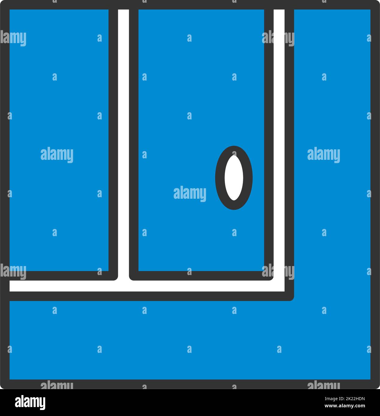 Tennis Replay Ball In Icon. Editable Bold Outline With Color Fill ...