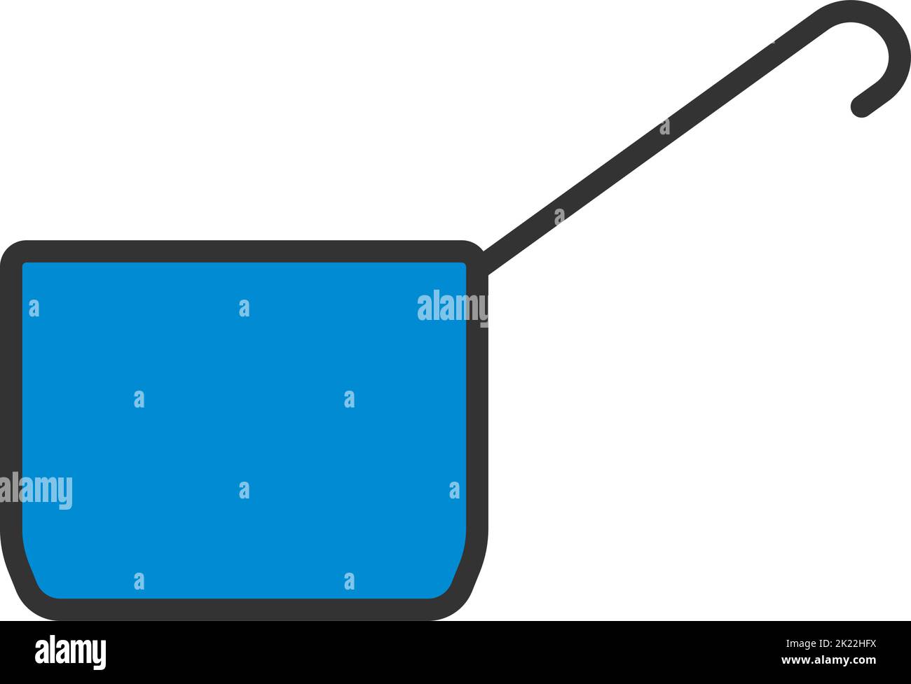 Kitchen Pan Icon. Editable Bold Outline With Color Fill Design. Vector ...