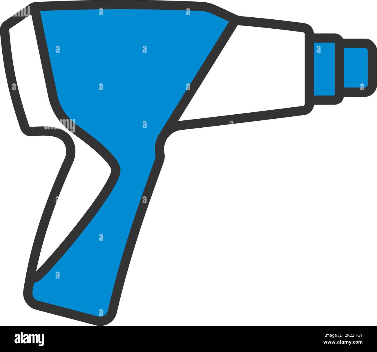 Electric Industrial Dryer Icon. Editable Bold Outline With Color Fill ...