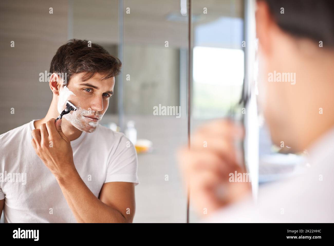Facial hair cream hi-res stock photography and images - Alamy