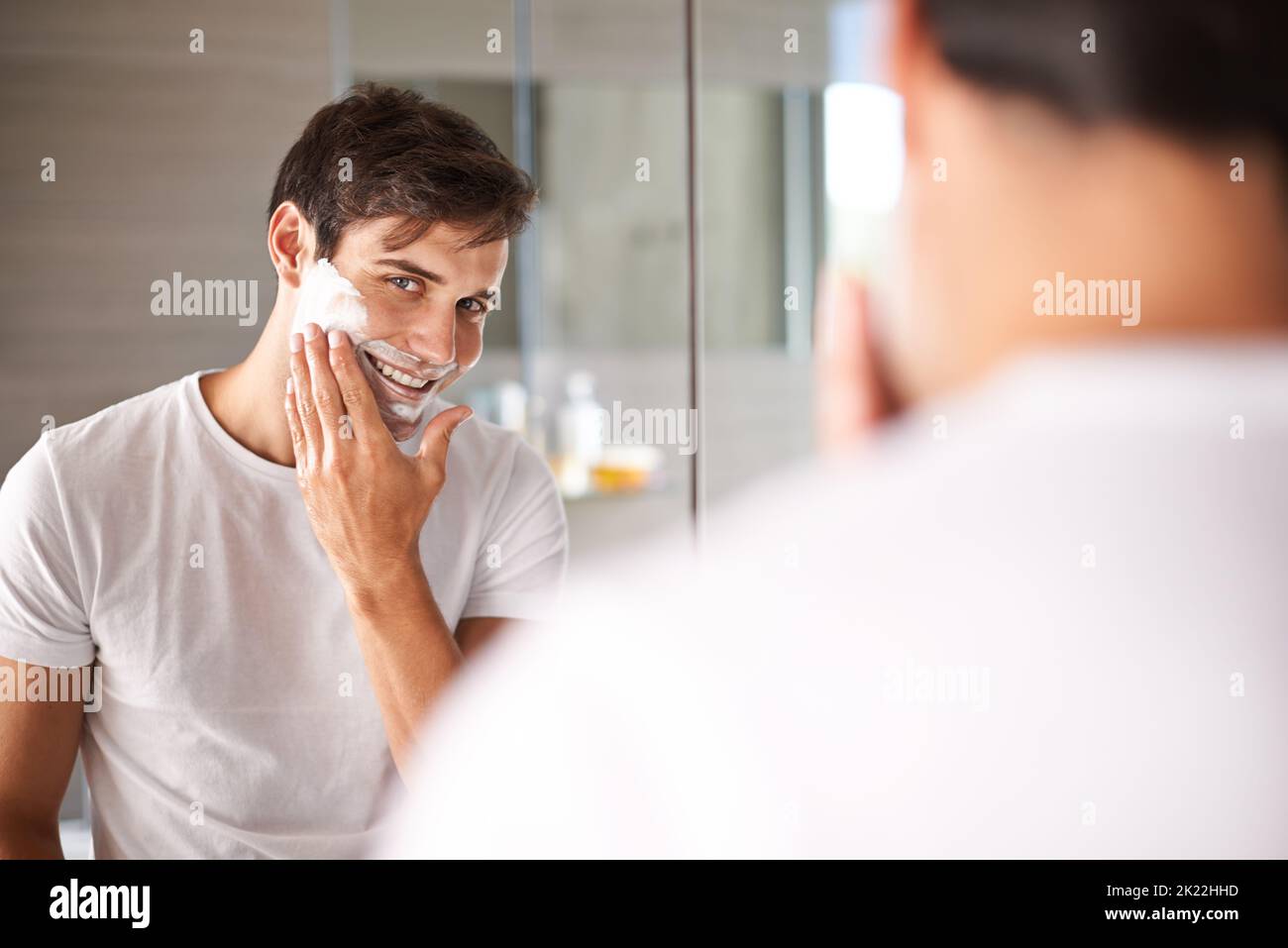 Cleansing face foam hi-res stock photography and images - Alamy