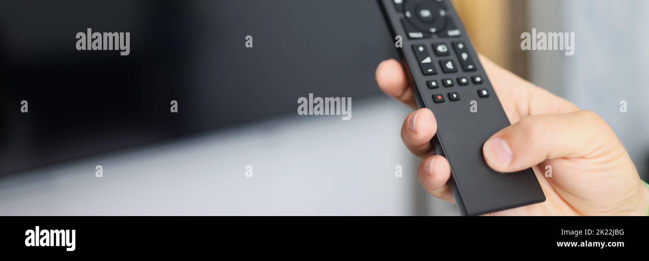 Finger hand black television hi-res stock photography and images - Alamy