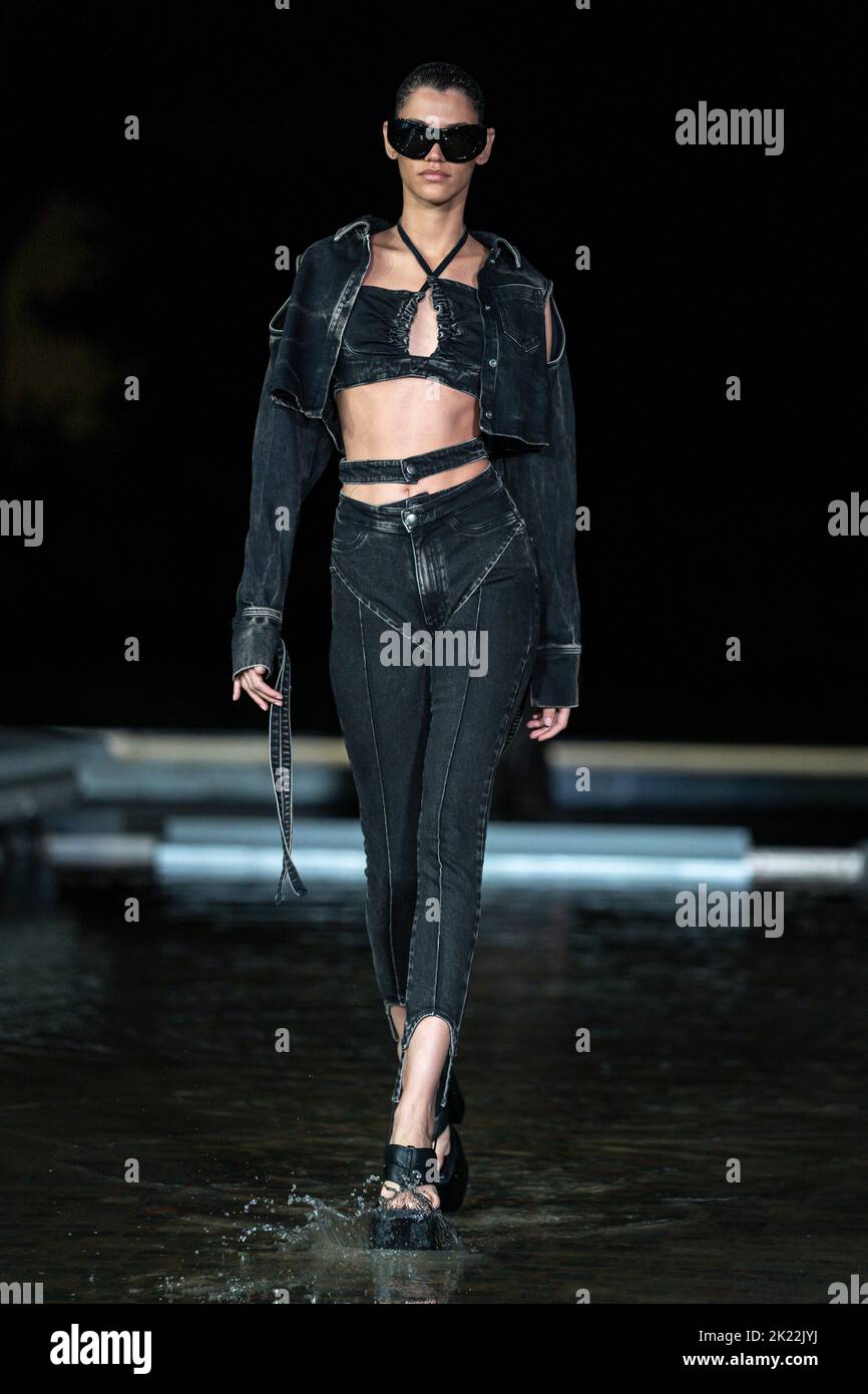 Milan, Italy. 21st Sep, 2022. Milan, Milan Fashion Week, Woman Spring ...