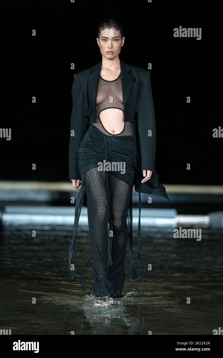 Milan, Italy. 21st Sep, 2022. Milan, Milan Fashion Week, Woman Spring ...