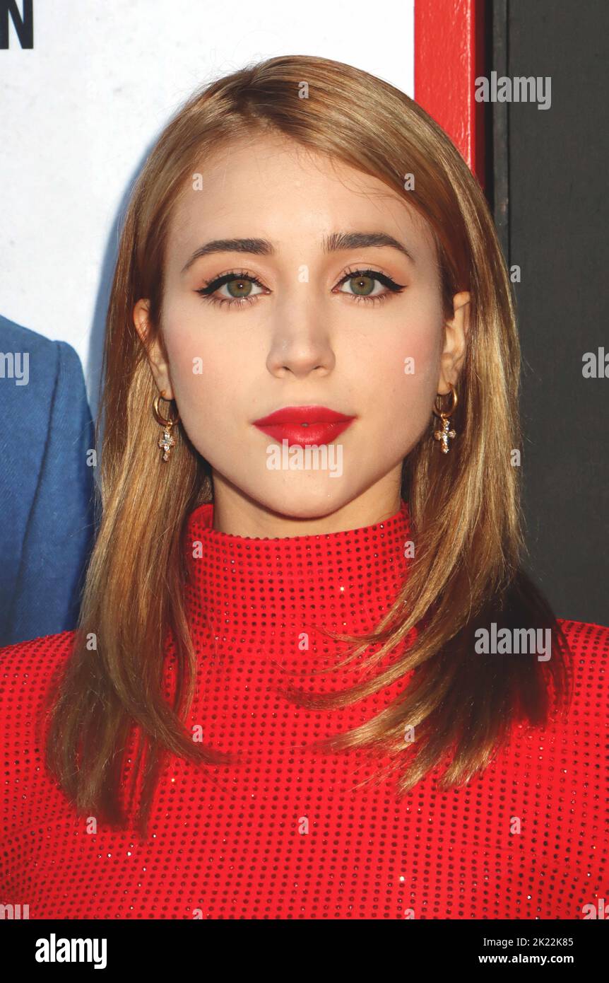 Los Angeles, USA. 21st Sep, 2022. Caylee Cowan 09/21/2022 The World ...