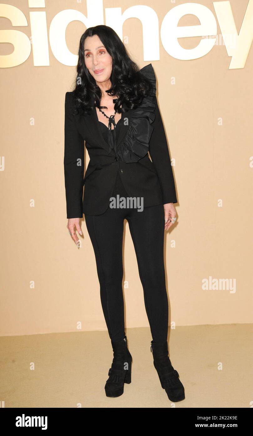 Los Angeles, CA. 21st Sep, 2022. Cher at arrivals for SIDNEY Premiere ...