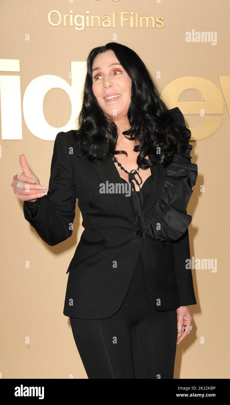 Los Angeles, CA. 21st Sep, 2022. Cher at arrivals for SIDNEY Premiere ...