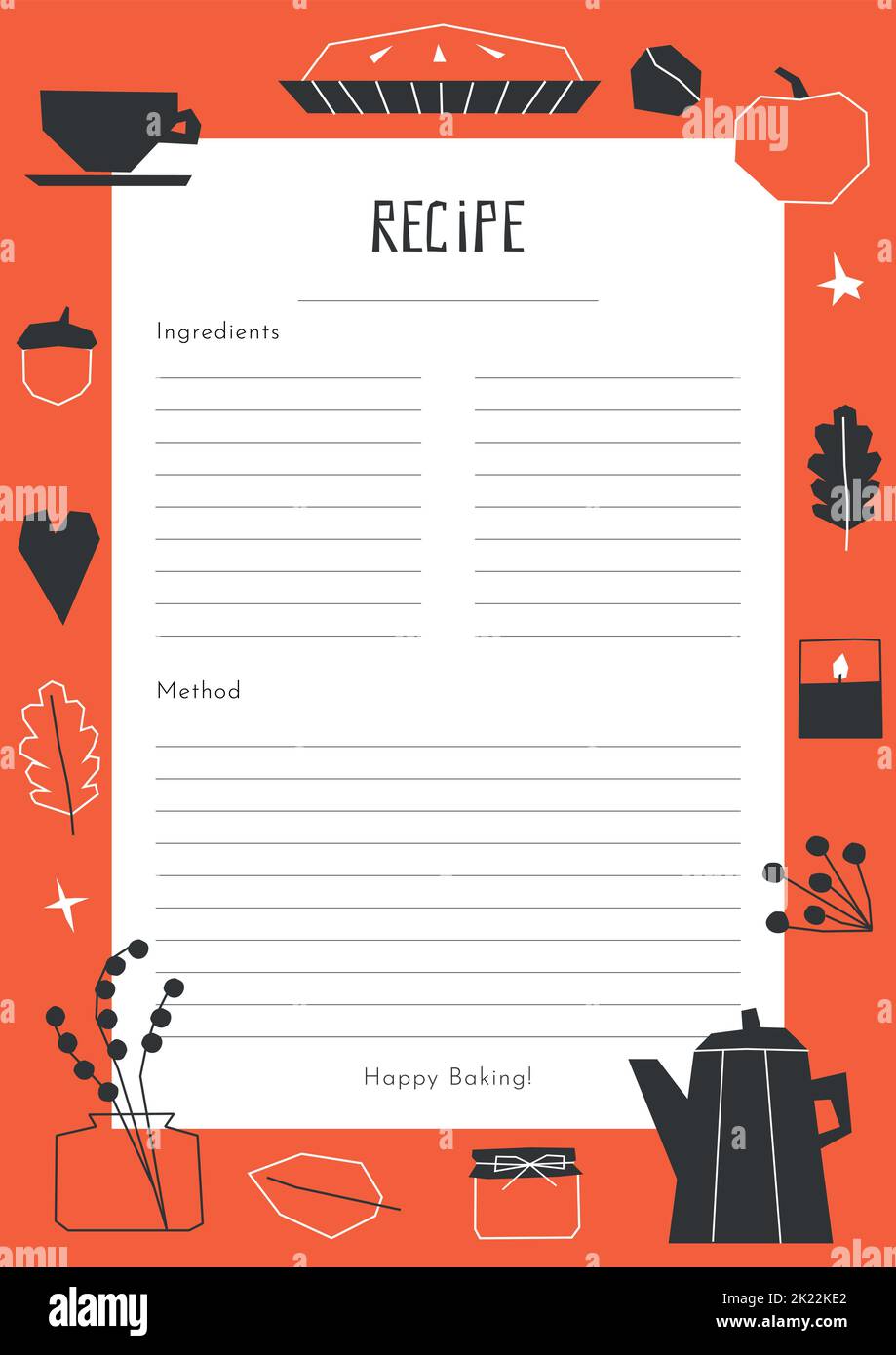 Recipe List Template