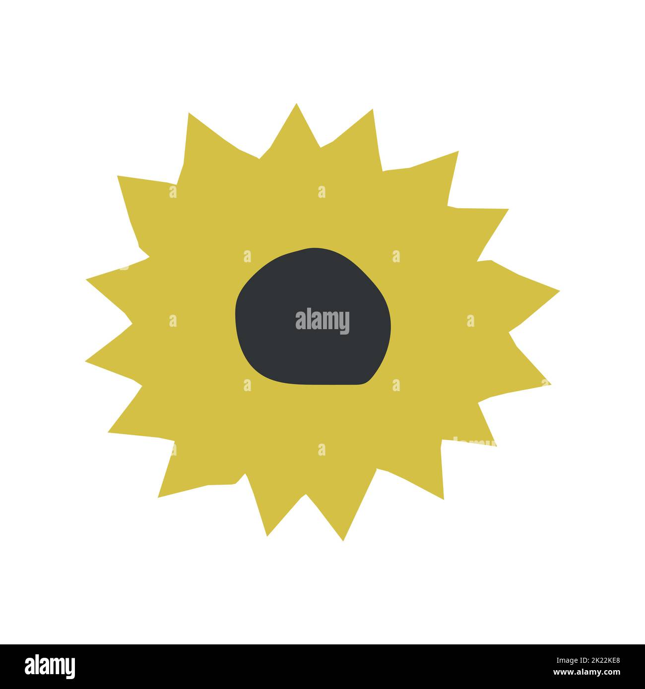 Vector isolated fall illustration with botanical element - bright ...