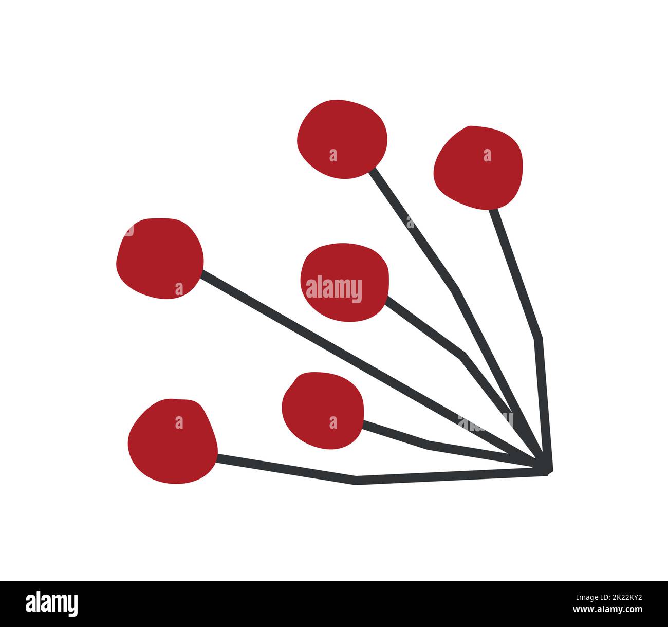 Tree red berries autumn Stock Vector Images - Alamy