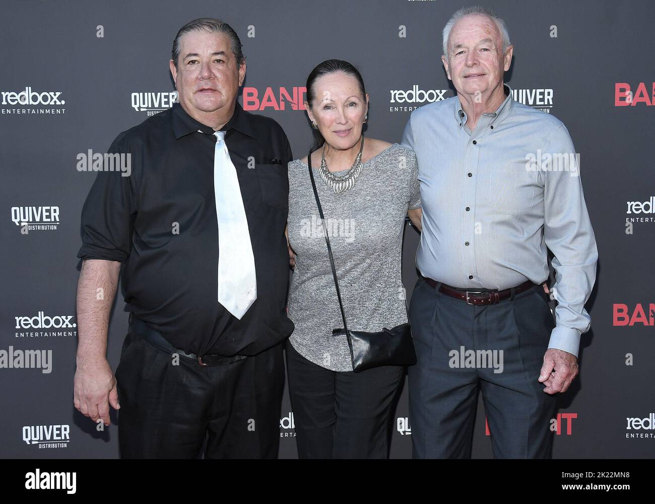 (L-R) Gilbert Galvan Jr., Andrea Hudson and John Snydes at the BANDIT ...