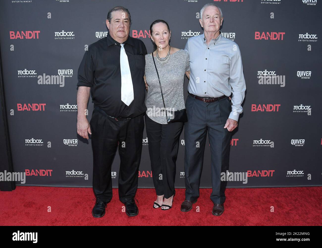 (L-R) Gilbert Galvan Jr., Andrea Hudson and John Snydes at the BANDIT ...