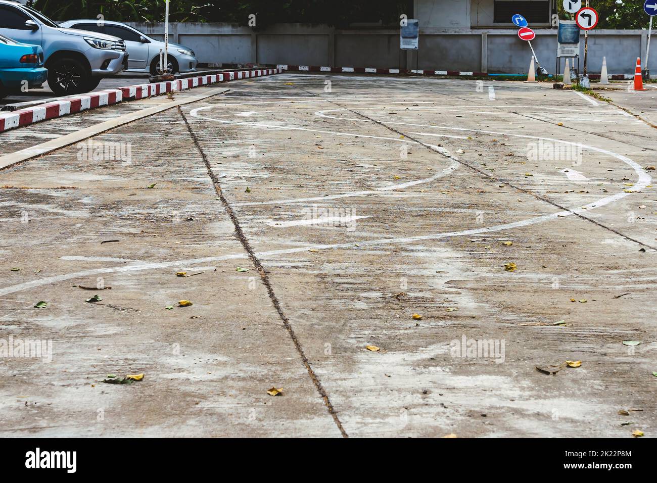 Driving test and training area with simulate test for driving license ...