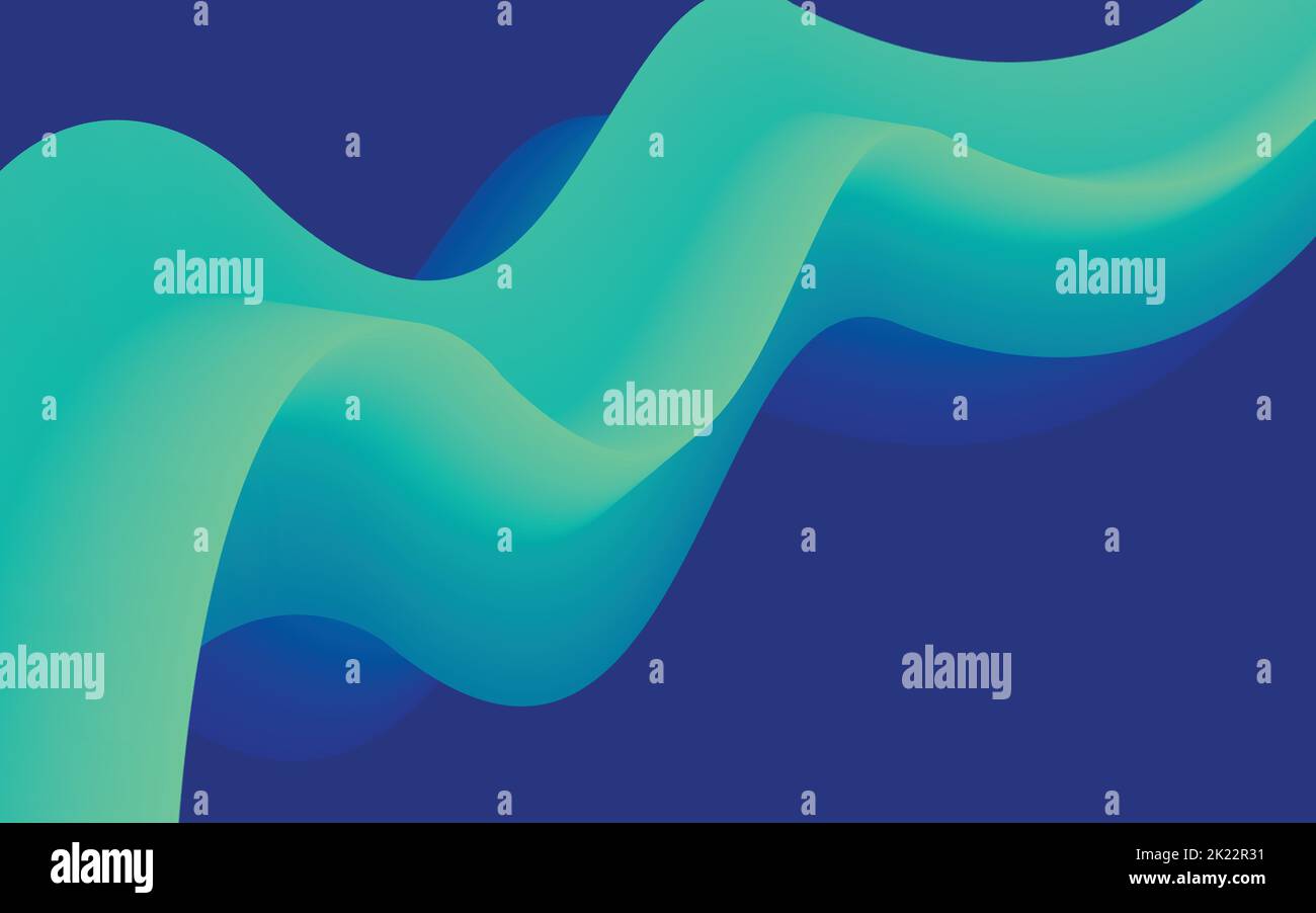 Wave vector element with abstract lines for website. banner and ...