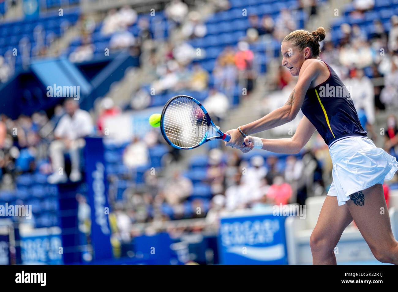 Ariake Coliseum during TORAY Pan Pacific Open Tennis Tournament 2022 ...