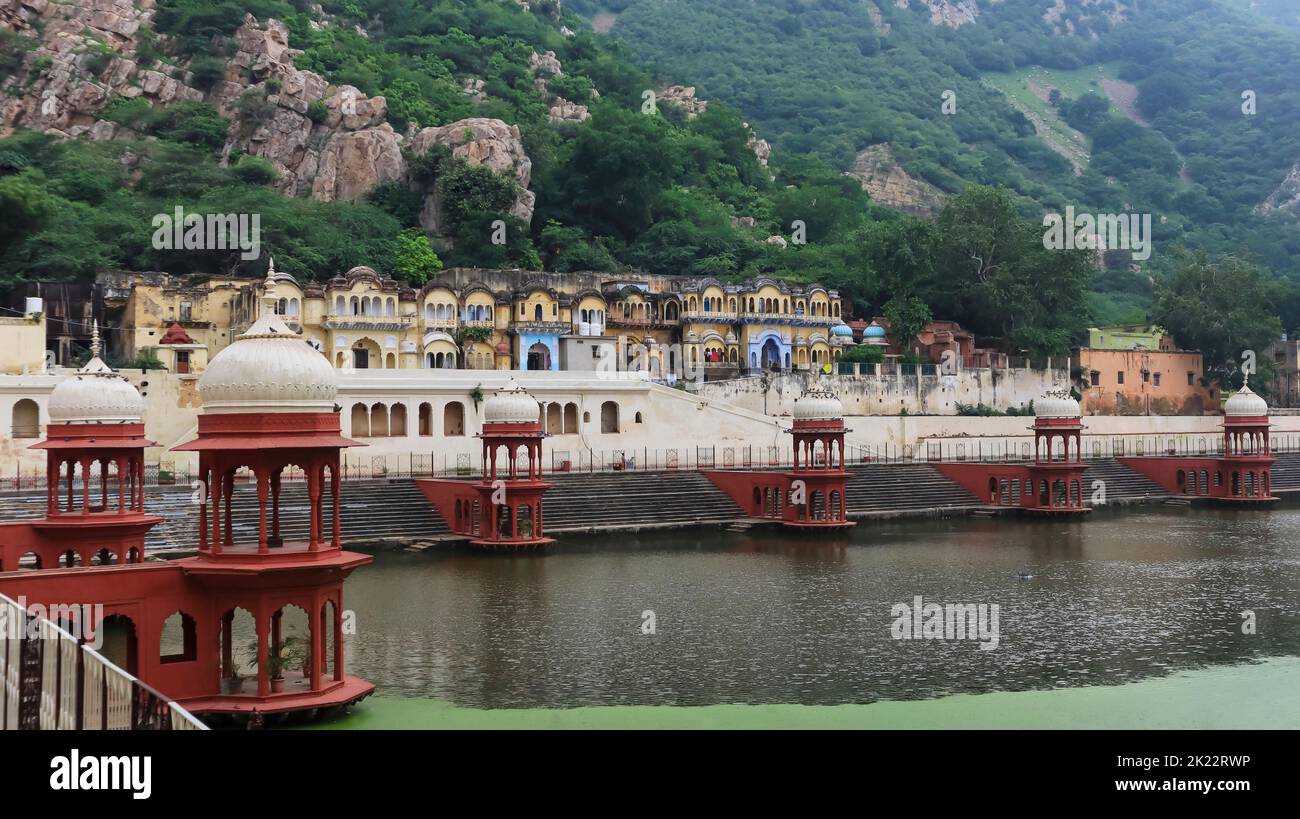 View of Sagar Talab, Moosi Maharani ki Chhatri and Hills in Background ...