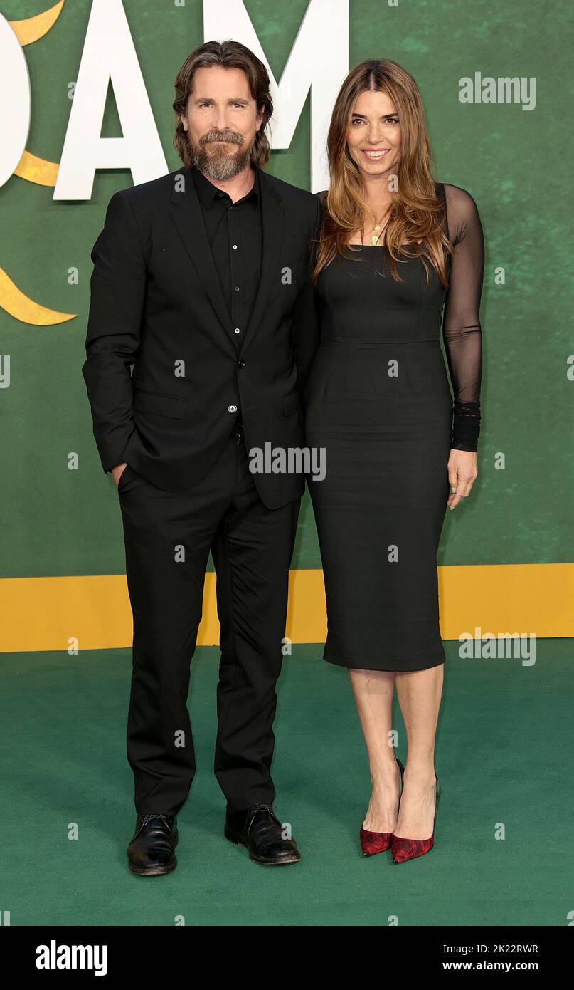 Sep 21, 2022 - London, England, UK - Christian Bale and Sibi Blazic ...