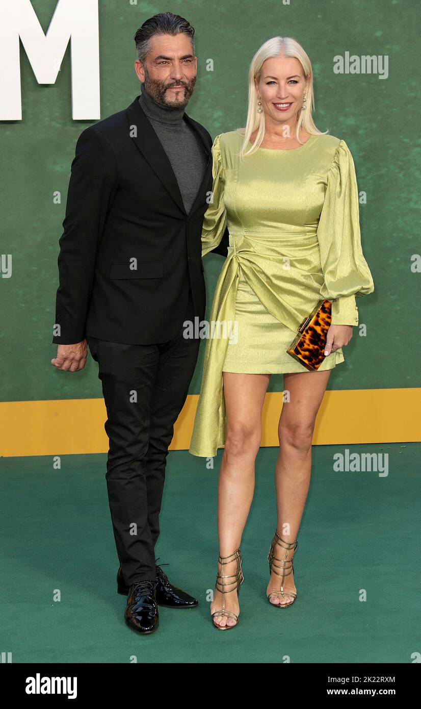 Sep 21, 2022 - London, England, UK - Denise Van Outen and Jimmy Barba ...