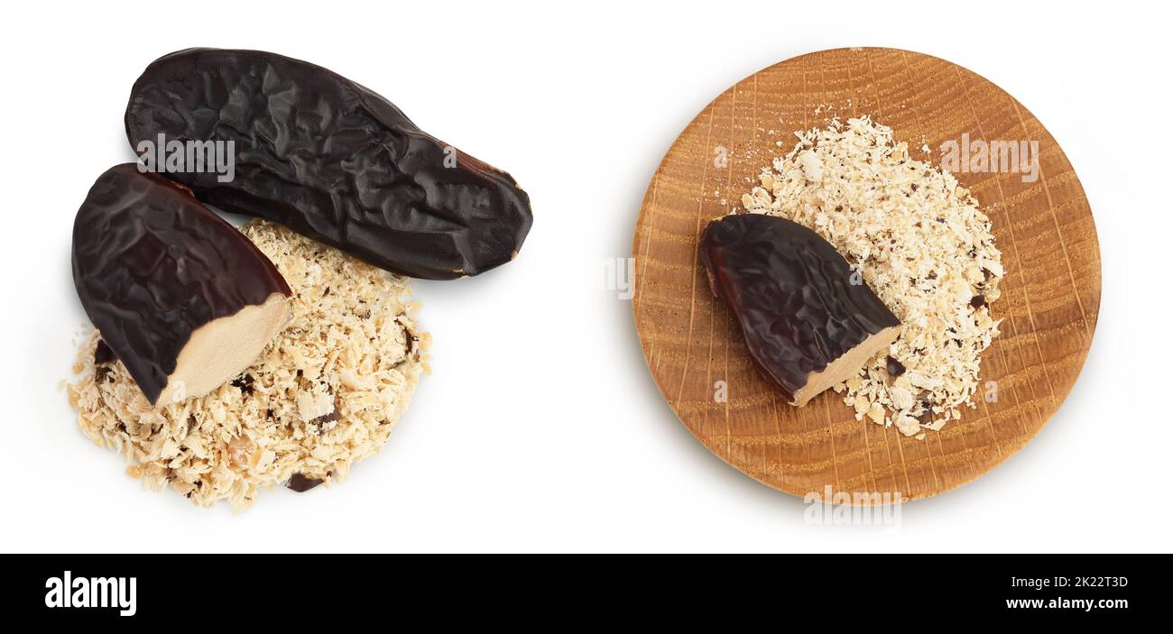 Tonka bean isolated on white background with full depth of field. Bean ...