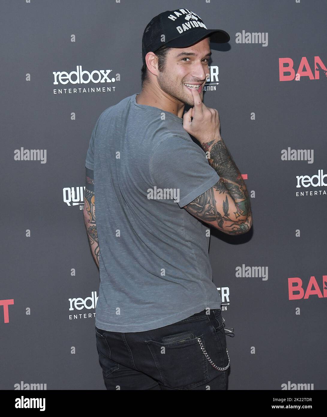 Los Angeles, USA. 21st Sep, 2022. Tyler Posey arrives at the BANDIT ...