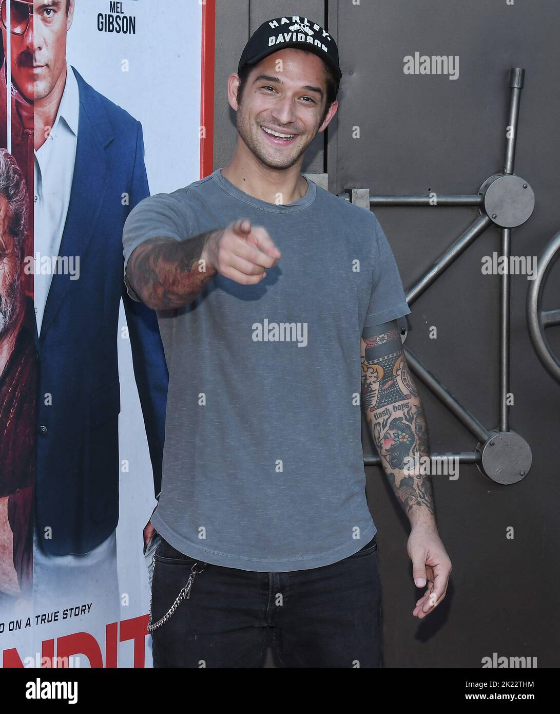 Tyler Posey arrives at the BANDIT World Premiere held at the Harmony ...