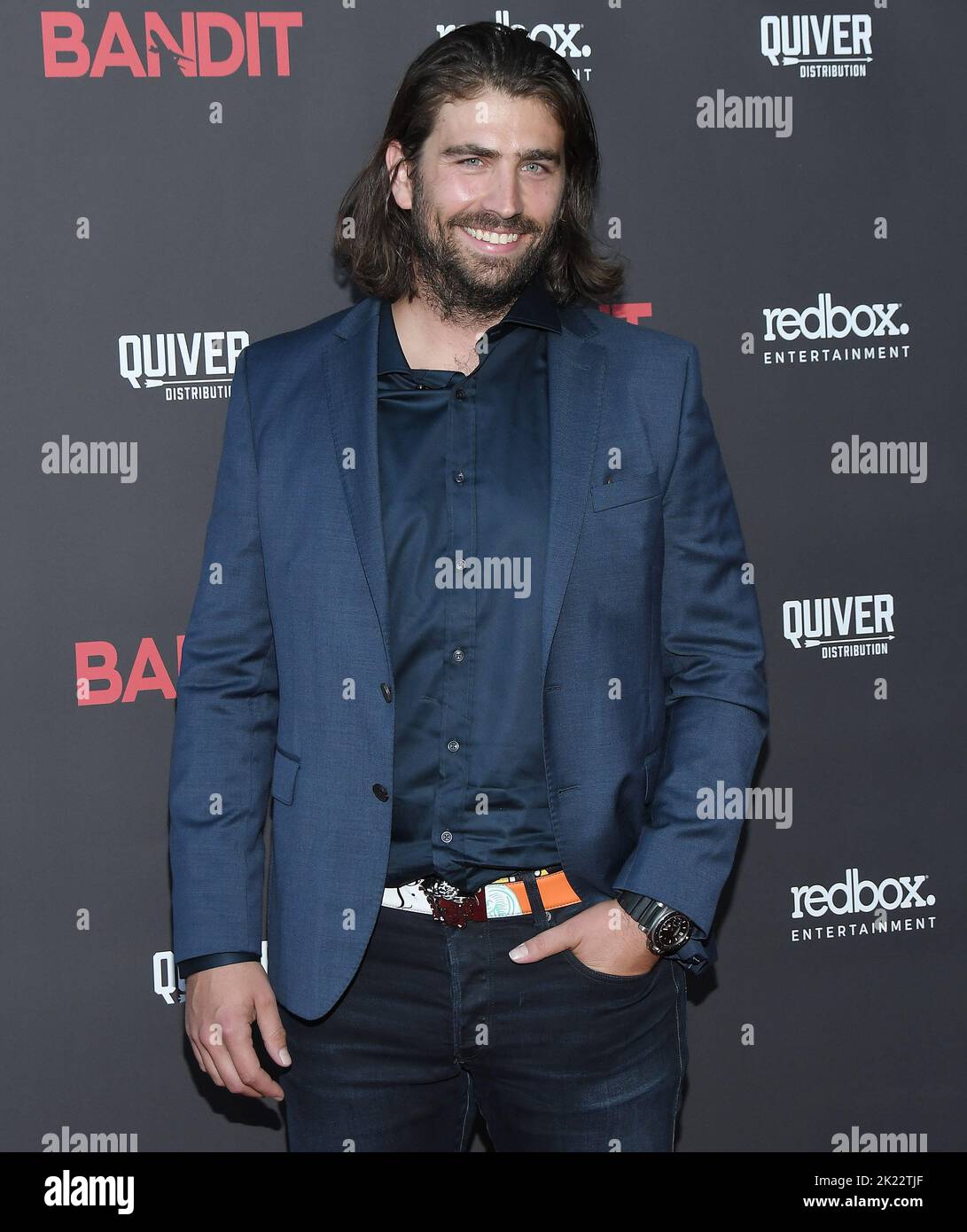 Swen Temmel arrives at the BANDIT World Premiere held at the Harmony ...