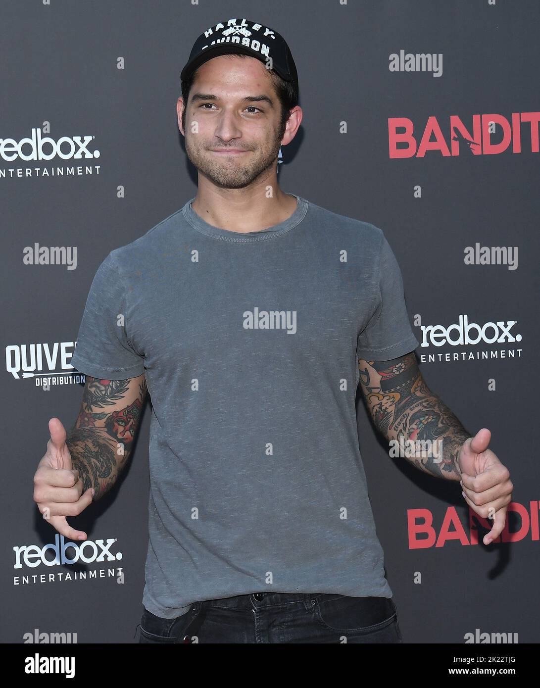 Tyler Posey arrives at the BANDIT World Premiere held at the Harmony ...