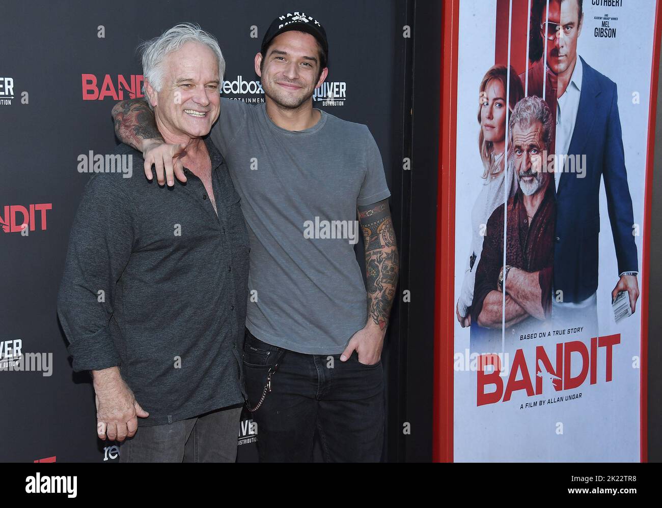 (L-R) John Posey and Tyler Posey at the BANDIT World Premiere held at ...