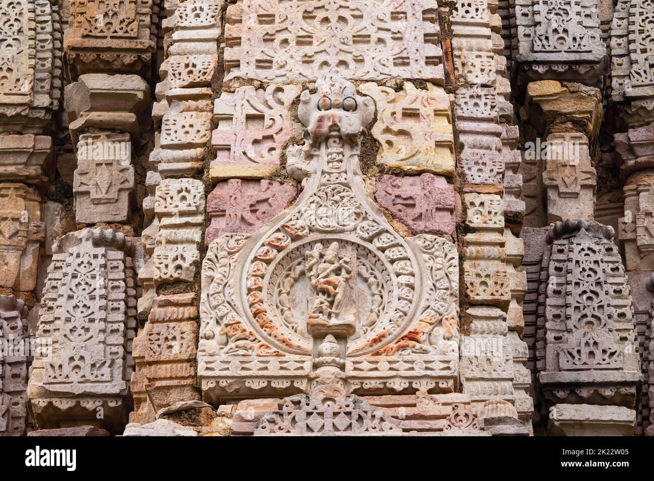 Details on the Shikara of Hajareshwara Temple, Bijolia, Bhilwara ...