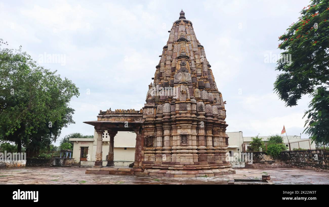 Side View of Hajareshwara Temple, Bijolia, Bhilwara, Rajasthan, India ...