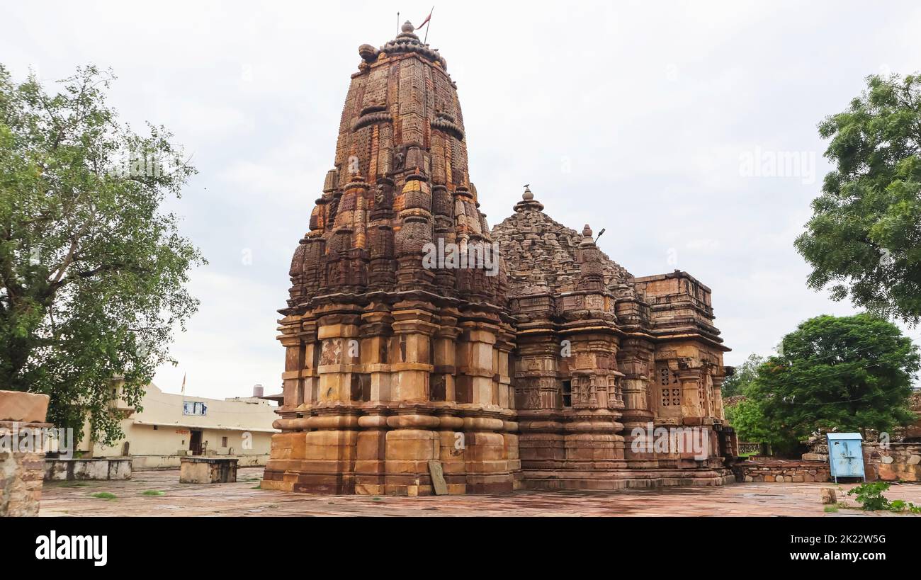 Rear View of old Mahakal Temple, Bijolia, Bhilwara, Rajasthan, India ...