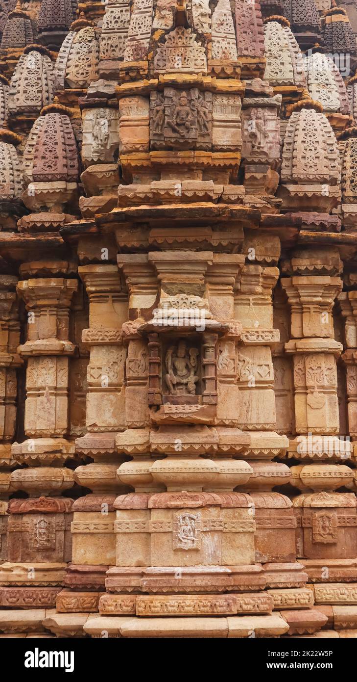 Carved Shikara of Undeshwar Mahadev Temple, Bijolia, Bhilwara ...