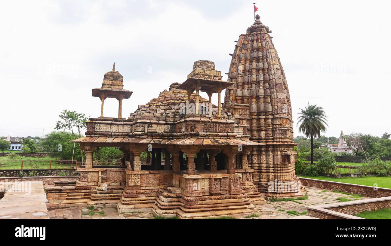 Full View of Undeshwar Mahadev Temple, Bijolia, Bhilwara, Rajasthan ...