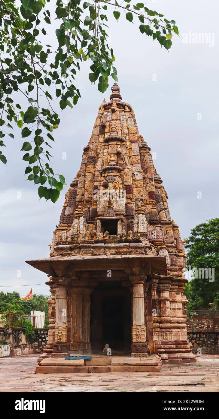 Rear View of Hajareshwaraa Temple, Bijolia, Bhilwara, Rajasthan, India ...