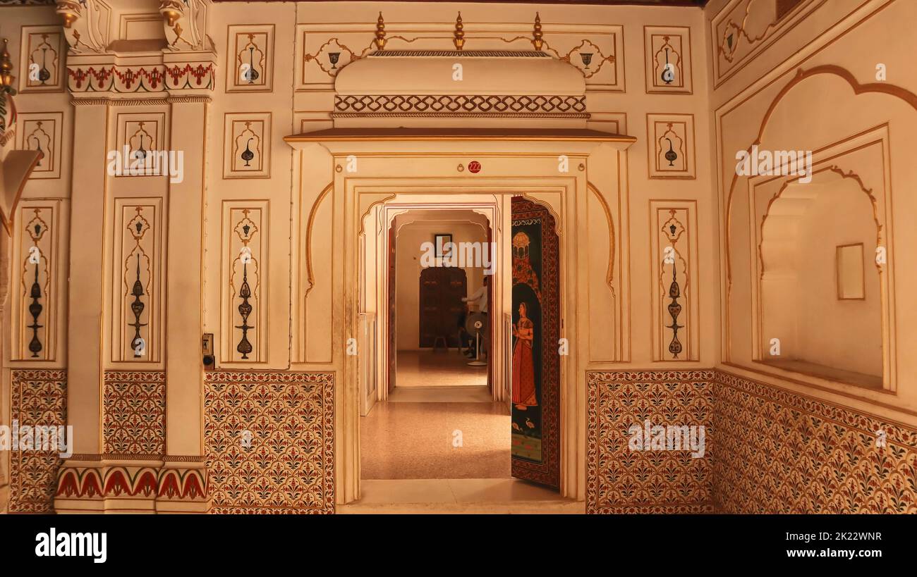 Inside View of Phool Mahal, Junagarh Fort, Bikaner, Rajasthan, India ...