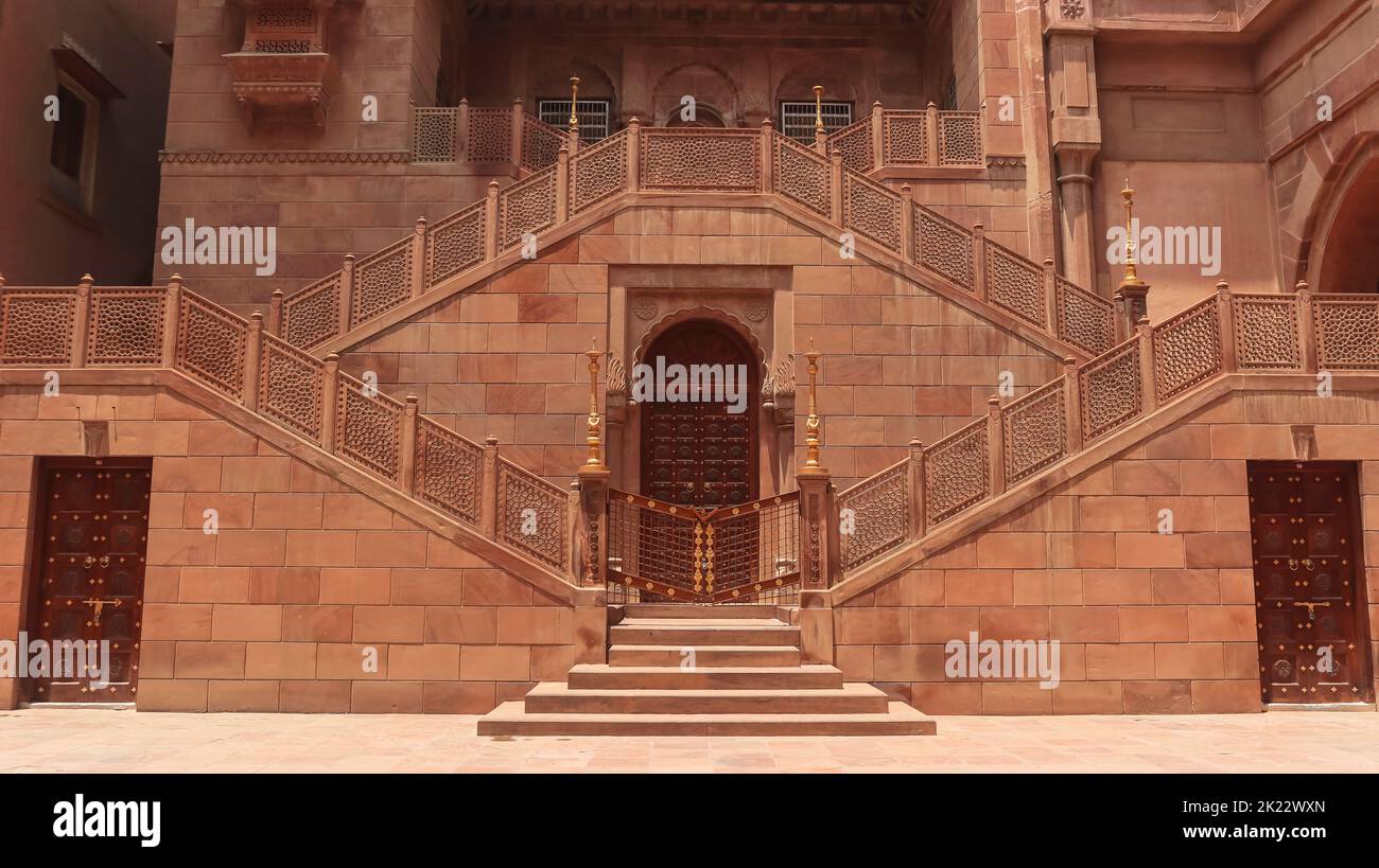 View of Junagarh Fort Complex, Bikaner, Rajasthan, India Stock Photo ...